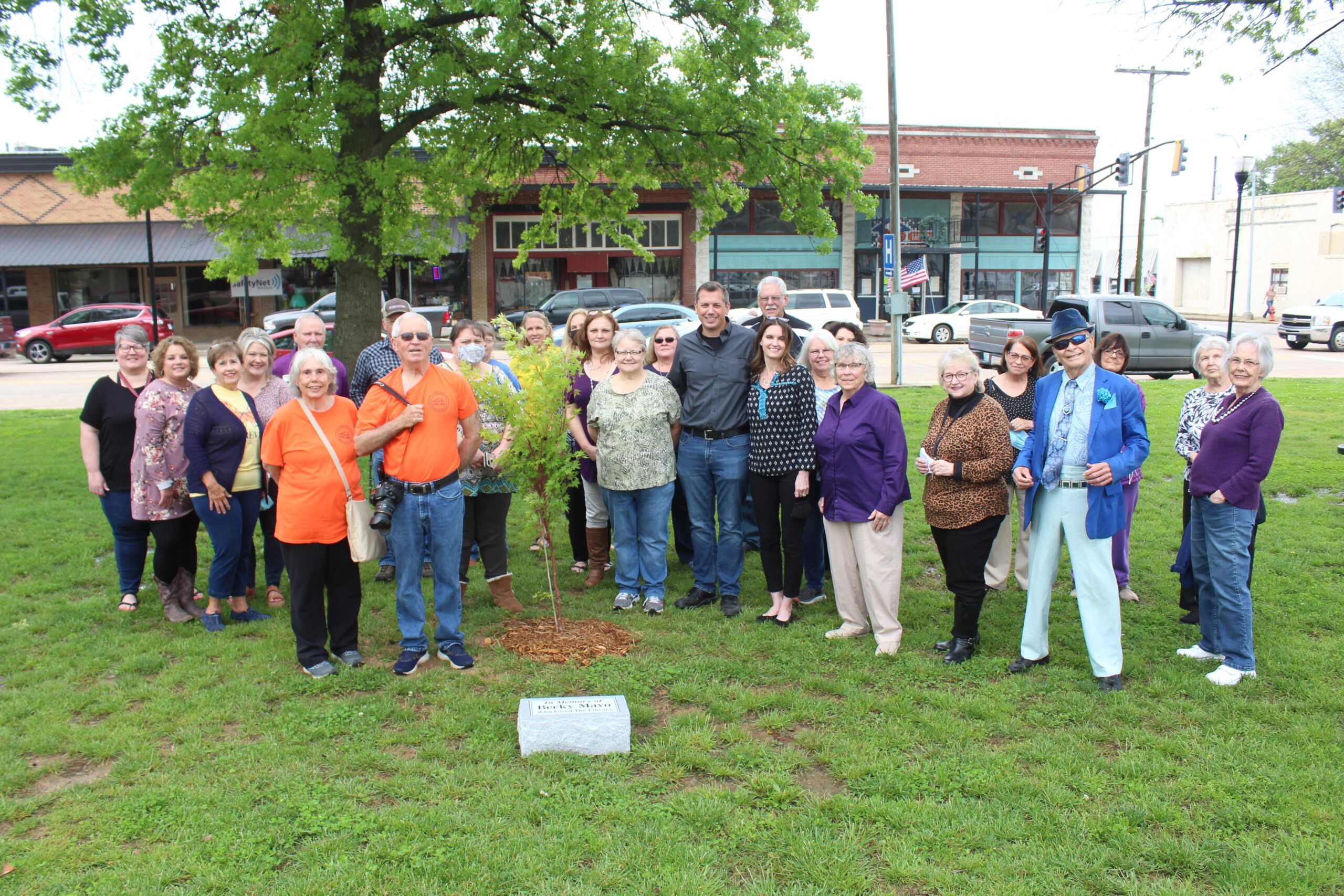 Becky Mayo Memorial dedicated Thursday