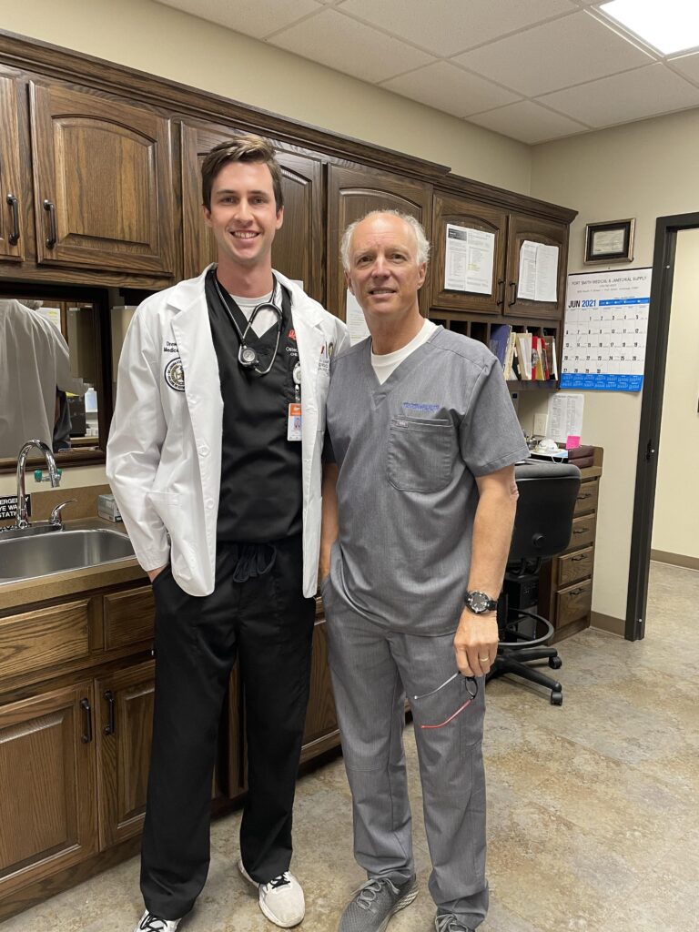 Williams completes externship with Dr. Sullivan - Vian Tenkiller